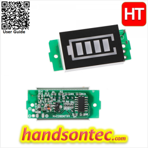 3-Cell Lithium Battery Level Indicator Module – HandsOn Tech