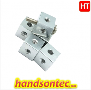 (10x10x10)mm Square Nut M3 Threaded for Casing Application~4pcs/pack ...