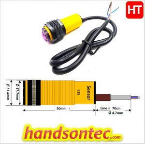 E18-D80NK Adjustable Infra-Red (IR) Proximity Sensor – HandsOn Tech