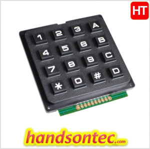 (4×4) 16-Keys Matrix Keypad – HandsOn Tech