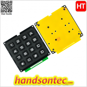 (4×4) 16-Keys Matrix Keypad – HandsOn Tech